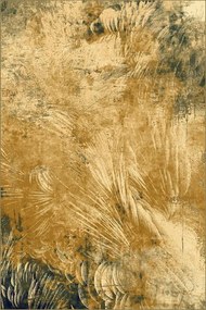 Kusový koberec vlněný Dywilan Omega Abu Kamel Abstraktní béžový Rozměr: 235x350 cm