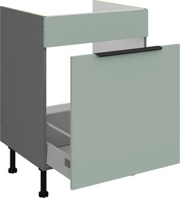 ARIA sa | dolní skříňka 60 ZL 1S dřezová | 60 cm | PREMIUM BOX | antracit/aquamarine