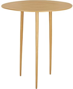 OnaDnes -20% Time for home Žlutý kovový odkládací stolek Létio 32 cm