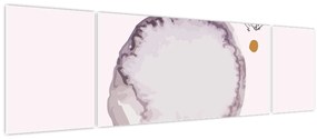 Obraz - Fialový minimalismus N⁰4 (170x50 cm)