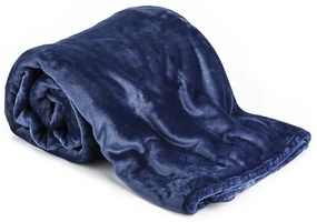 TP Mikroflanelová deka Premium 150x200 - Tmavě Modrá