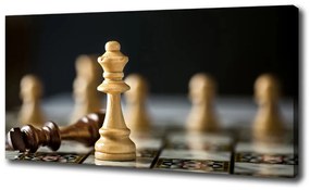 Wallmuralia Foto obraz na plátně do obýváku Šachy 100x50