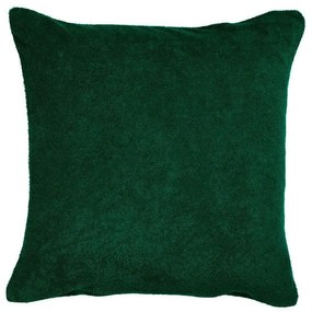 Froté povlak na polštář 40x40 lahvově zelený 074 silný 200g/m2 KARO