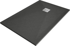 Mexen Stone+ obdélníková kompozitní sprchová vanička 140 x 70 cm, antracit - 44717014