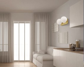 Toolight, nástěnná lampa 2xE27 APP1010-2W, zlatá, OSW-05556