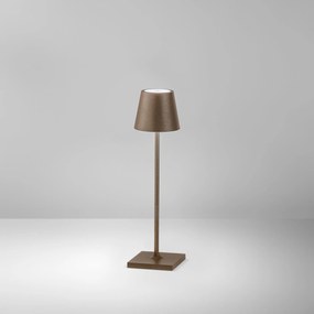 FAN LED-DRINK-S-BRO Nabíjecí venkovní svítidlo DRINK‑S korten, LED 1,5 W, 165 lm, integrovaná baterie 1900 mAh - FANEUROPE