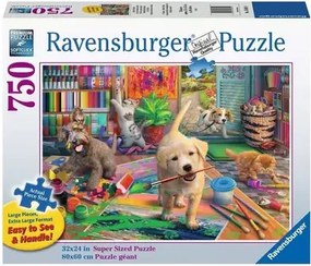 Ravensburger Puzzle Roztomilí umělci XL / 750 dílků