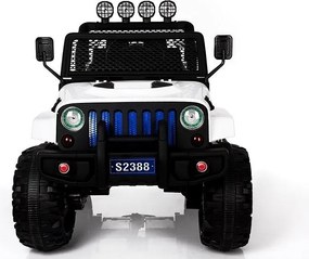 LEAN CARS Elektrické autíčko Jeep S2388 bílé 4x45W