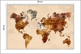 Fototapeta Mapa Světa Omyvatelný vlies 400x280