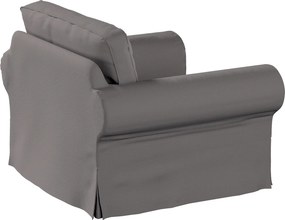 Potah na křeslo IKEA Ektorp barva béžová látka pletený vzor