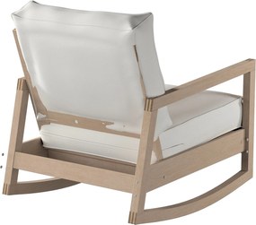 Potah na křeslo IKEA Lillberg barva šedá látka pletený vzor