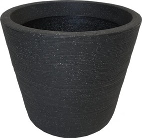 KETER - květináč Varese Low Planter, granite - šedý