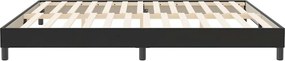 Postel Box Spring bez matrace černá 200x210 cm samet 3315845