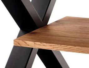Konferenční stolek Xiran (přirodně dřevo + černá). 1048925