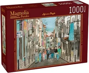 MAGNOLIA Puzzle Procházka Lisabonem / 1000 dílků / 68 x 48 cm