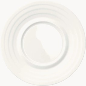Sada podšálků z kostního porcelánu Cross White, 6 dílů