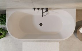 Besco Leya vana volně stojící 170 x 78 cm sifon chrom barva bílá VANLEY170WN