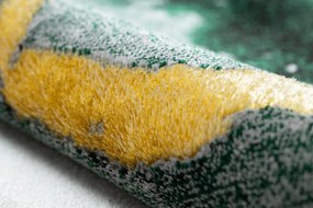 Dywany Łuszczów, AKCE: 👣🛡️80x150 cm Kusový koberec Emerald 1017 green and gold + protiskluzová úprava, zelená, kancelář