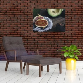 Obrázek fíků a avokáda (70x50 cm)