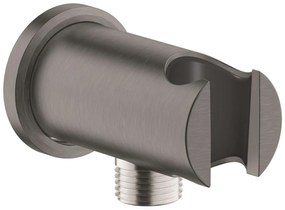 Grohe Rainshower - Nástěnné kolínko s držákem, kartáčovaný Hard Graphite 26658AL0