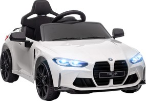 AIYAPLAY dětské elektrické autíčko s dálkovým ovládáním BMW M4 bílé