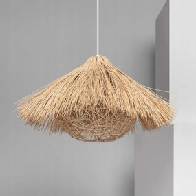 Pletená lampa do obývacího pokoje Boho ABR-NLW32-BH-E27 Abruzzo přírodní ratan