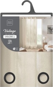 Krémový závěs 140x280 cm Sanya – douceur d'intérieur