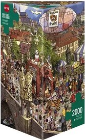 HEYE Puzzle Pouliční průvod / 2000 dílků / 97 × 69 cm