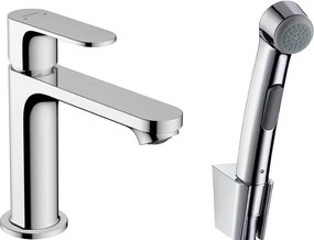 Hansgrohe Rebris S, umyvadlová baterie s bidetovou sprškou, chromová, 72215000