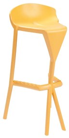 GABER - Barová židle SHIVER - vysoká, hořčičná