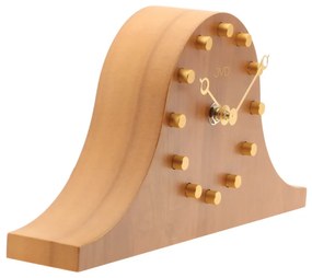 JVD Dřevěné designové stolní hnědé napoleonky hodiny JVD HC202.2