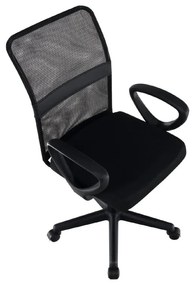 Kancelářská židle, černá, REMO 3 NEW