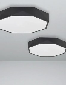 LED stropní svítidlo Eben 40 černé