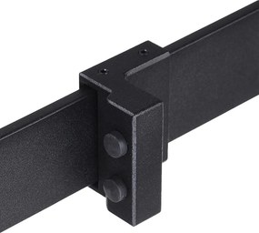 Sada posuvných dveří, rustikální design, uhlíková ocel, nosnost až 100 kg na panel