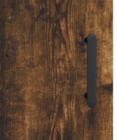 Příborník kouřový dub 69,5 x 34 x 90 cm kompozitní dřevo - Default Title