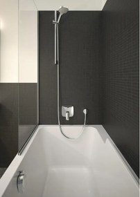 Hansgrohe Croma Select E, sprchová sada Vario se sprchovou tyčí 65 cm, bílá/chromová, HAN-26582400