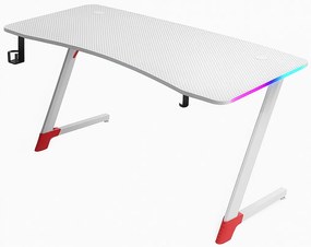 Herní stůl BG01 bílý 140 cm