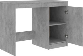 Psací stůl betonově šedý 140 x 50 x 76 cm kompozitní dřevo 3054784