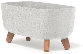 PROSPERPLAST Truhlík - GRACIA CASE Eco Wood Rozměr: 39x19,5 cm, Barva: bílá