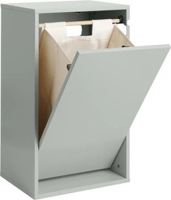 Šedomodrý nástěnný koš na prádlo Laundry Box – ReCollector