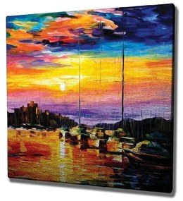 Nástěnná reprodukce na plátně Leonid Afremov, 45 x 45 cm