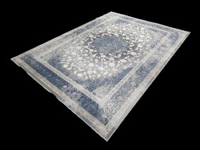 BE Koberec Deluxe 9091 NAVY - tmavě modrý obdélníkový Rozměr: 60x100 cm