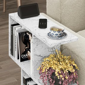 Odkládací stolek Zeta Carrara Marble