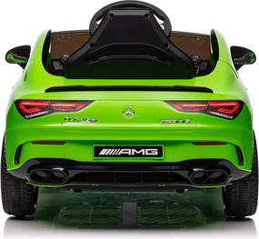 LEAN CARS Elektrické autíčko Mercedes CLA 45s AMG 4x4 zelené
