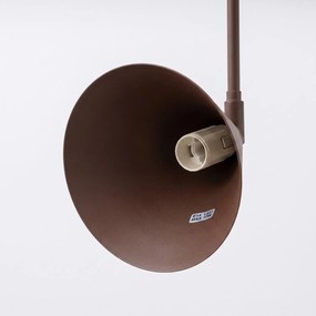 Sollux Lighting Nástěnné svítidlo NOX 1 hnědé s vypínačem