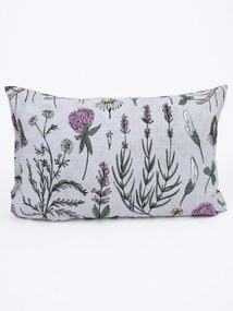 MK Lůžkoviny Krepový povlak na polštář Renforcé 40 x 60 cm - Herbář šedý