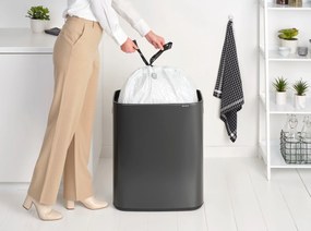 Brabantia BO Touch Bin 60L tmavě šedá