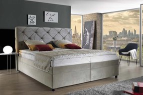 New Design Palladio Boxspring 160x200cm růžová