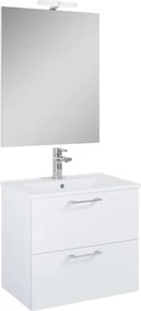 Koupelnová sestava s umyvadlem Ceramia Lea 61,5x55x41,7 cm bílá LEASET60B