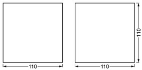 Ledvance - LED Stmívatelné nástěnné svítidlo SMART+ WOOD LED/7W/230V Wi-Fi